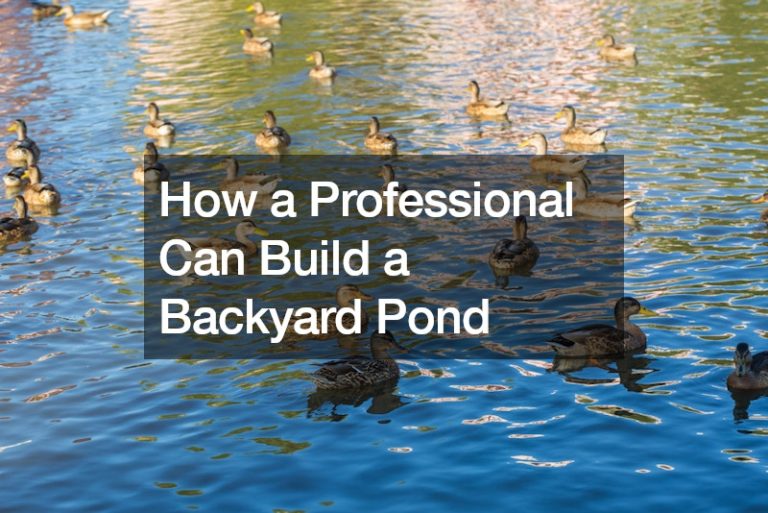How a Professional Can Build a Backyard Pond - New Era Homes